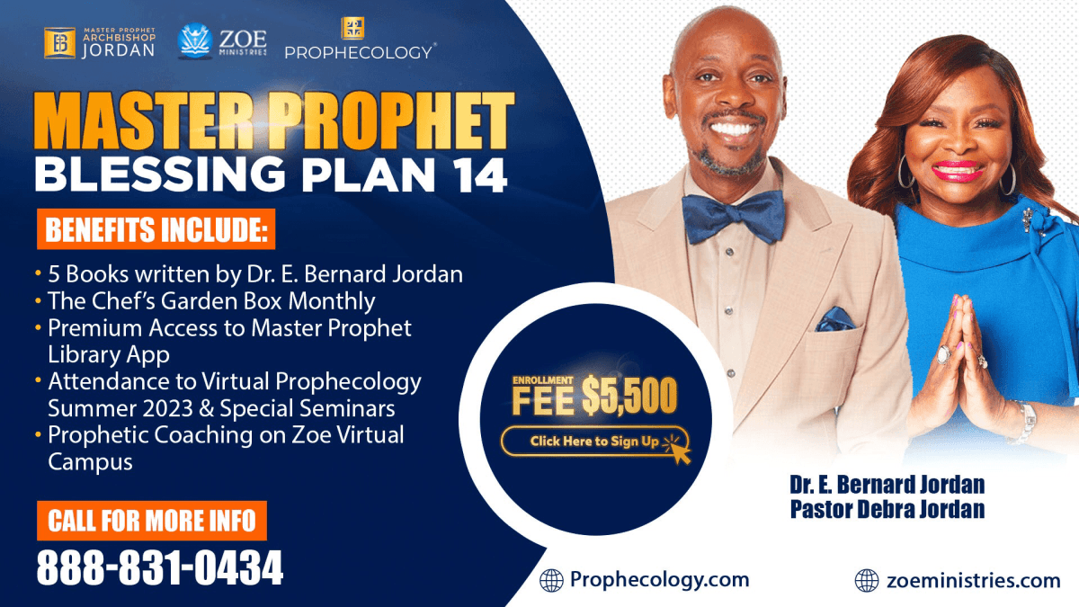 Official Website of Bishop E. Bernard Jordan | Master Prophet