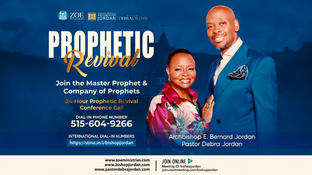 Official Website of Bishop E. Bernard Jordan | Master Prophet