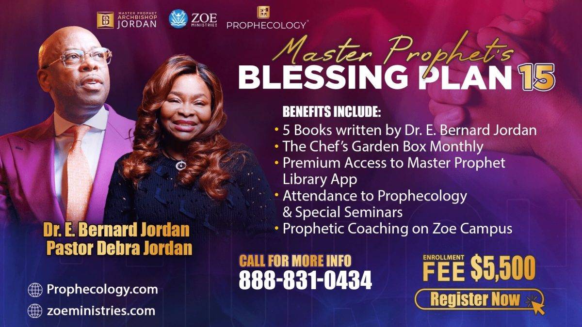 Bishop E. Bernard Jordan | Power of Prophecy – Master Prophet Bishop Jordan