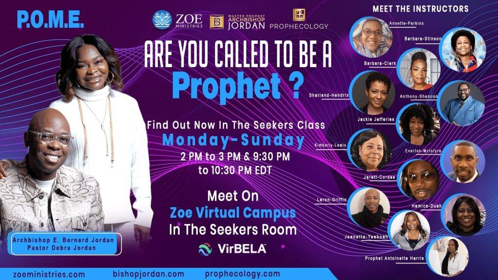 Bishop E. Bernard Jordan | Power of Prophecy – Master Prophet Bishop Jordan