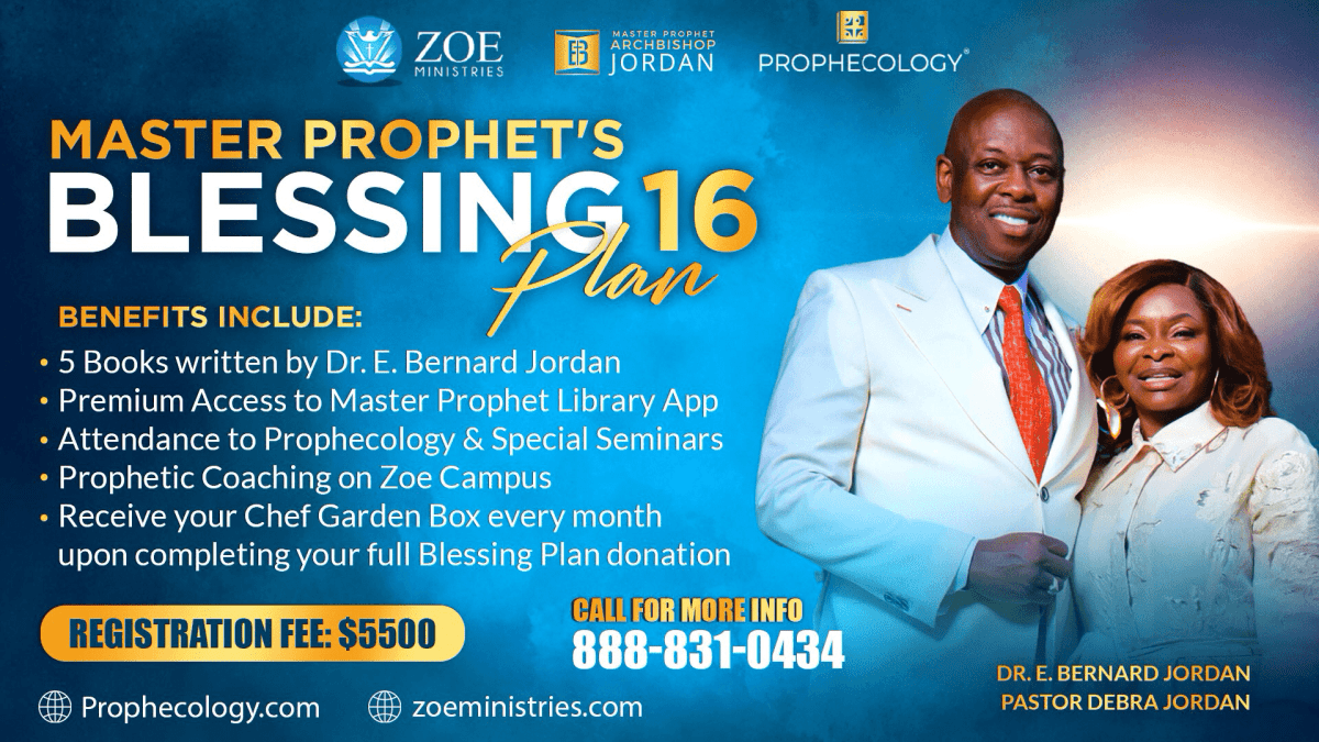 Bishop E. Bernard Jordan | Power of Prophecy – Master Prophet Bishop Jordan