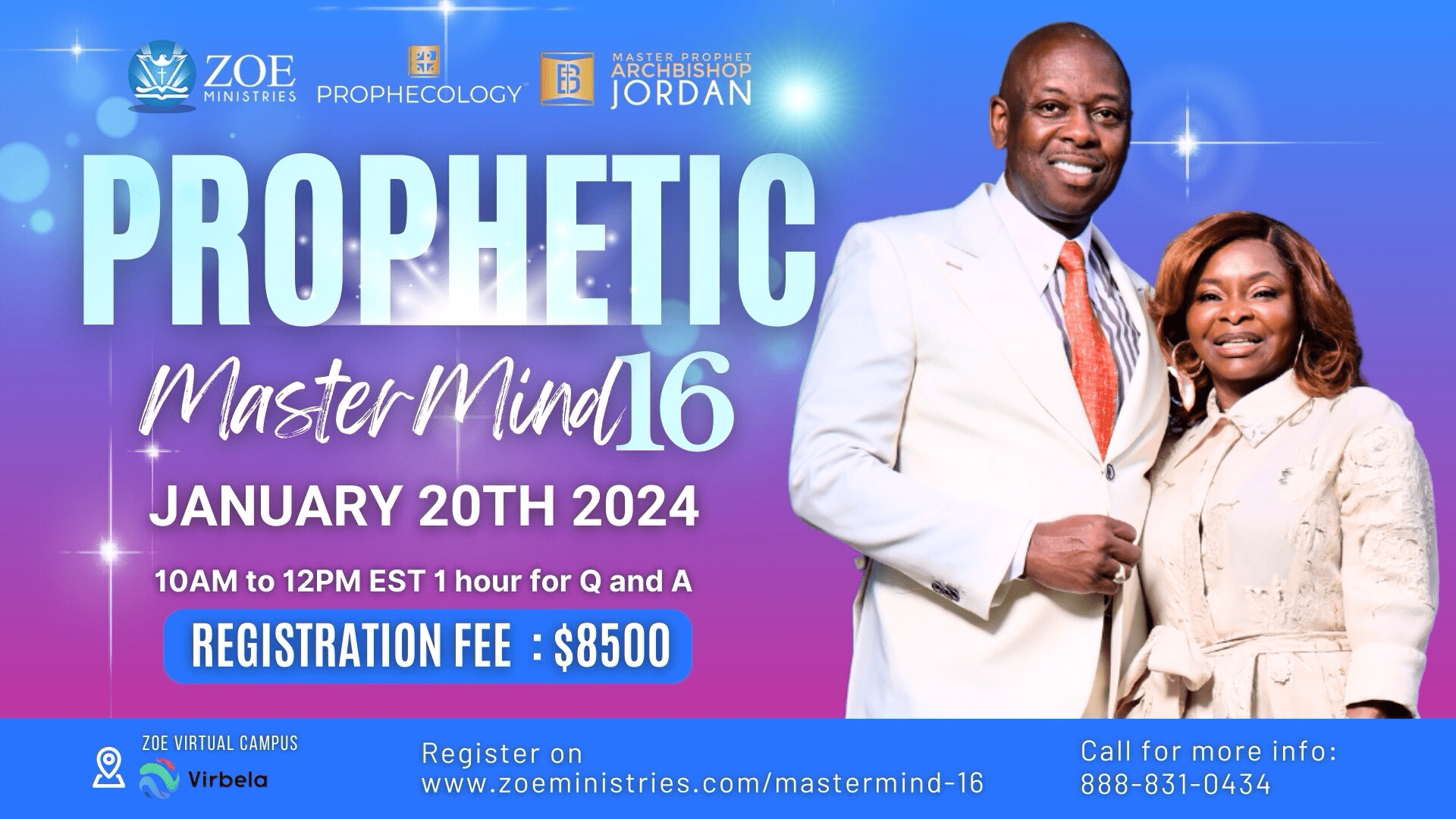 Bishop E. Bernard Jordan | Power of Prophecy – Master Prophet Bishop Jordan