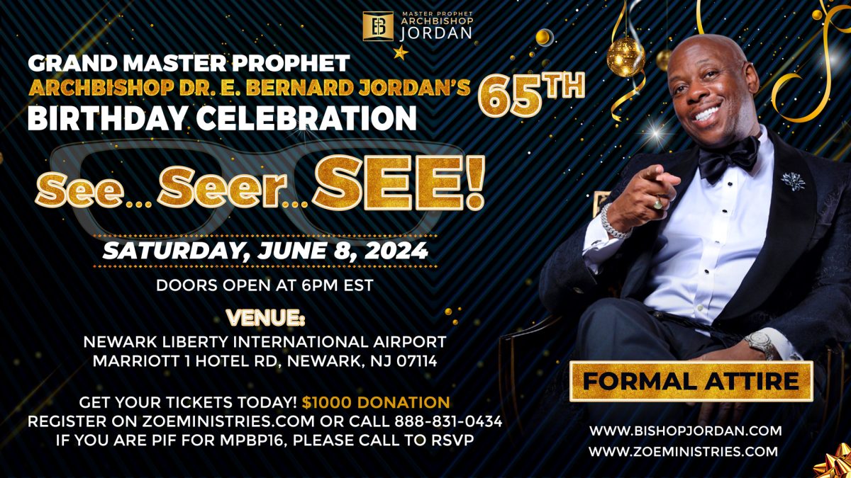 Master Prophet 65th Birthday Celebration | Bishop E. Bernard Jordan ...