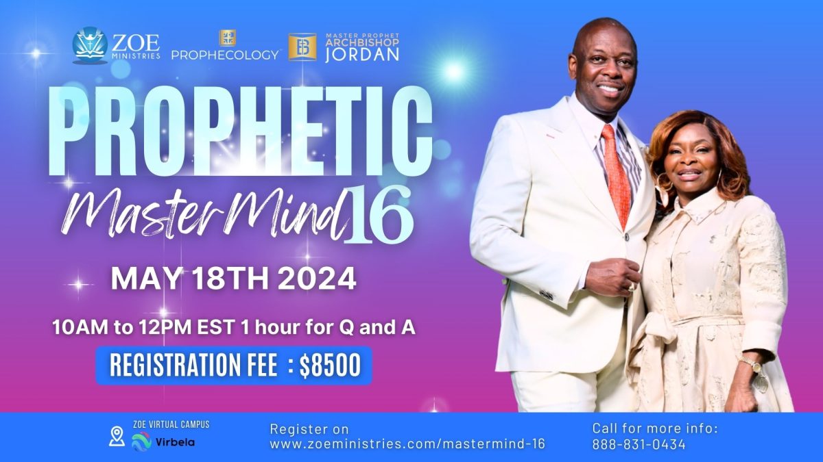Bishop E. Bernard Jordan | Power of Prophecy – Master Prophet Bishop Jordan