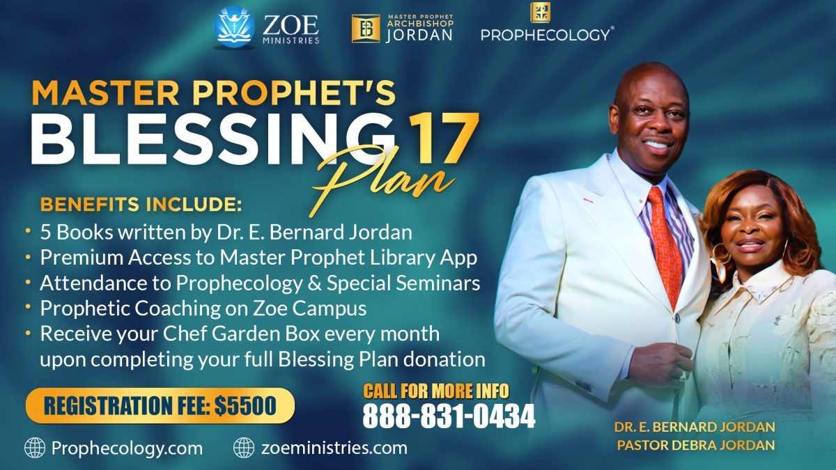 Official Website of Bishop E. Bernard Jordan | Master Prophet