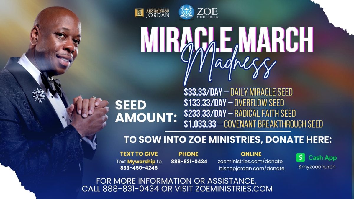 Official Website of Bishop E. Bernard Jordan | Master Prophet